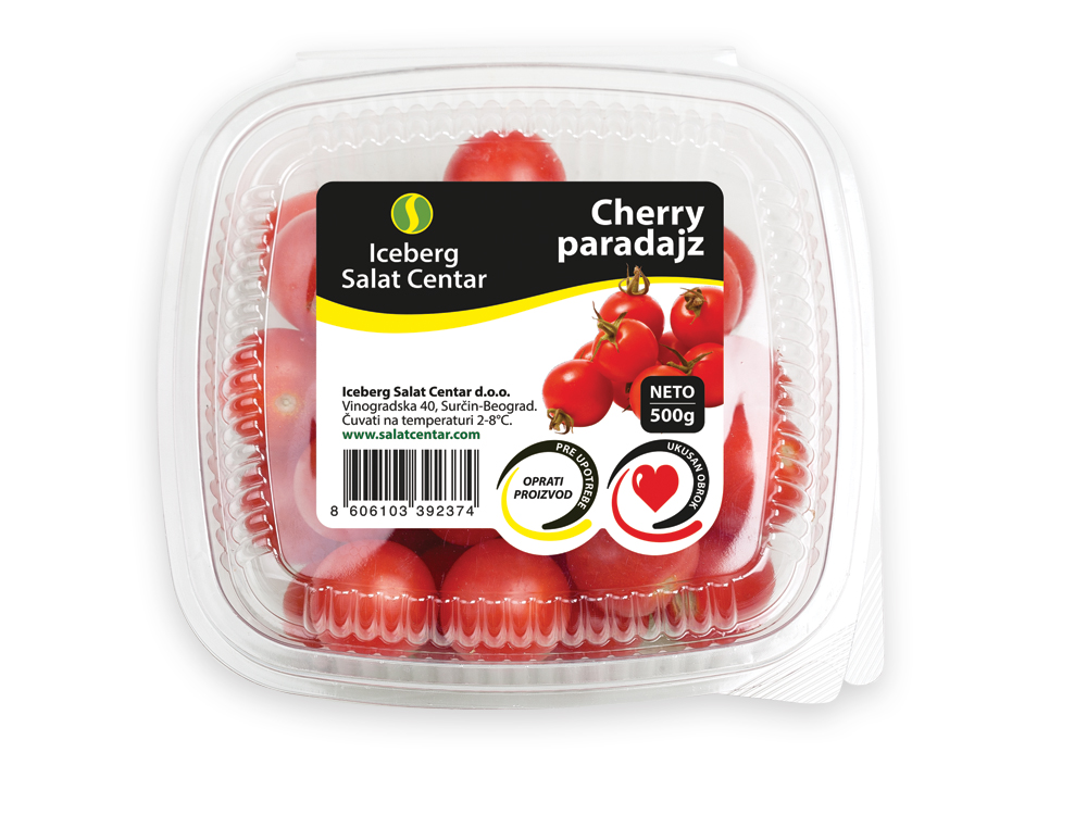 Cherry tomato box – iceberg